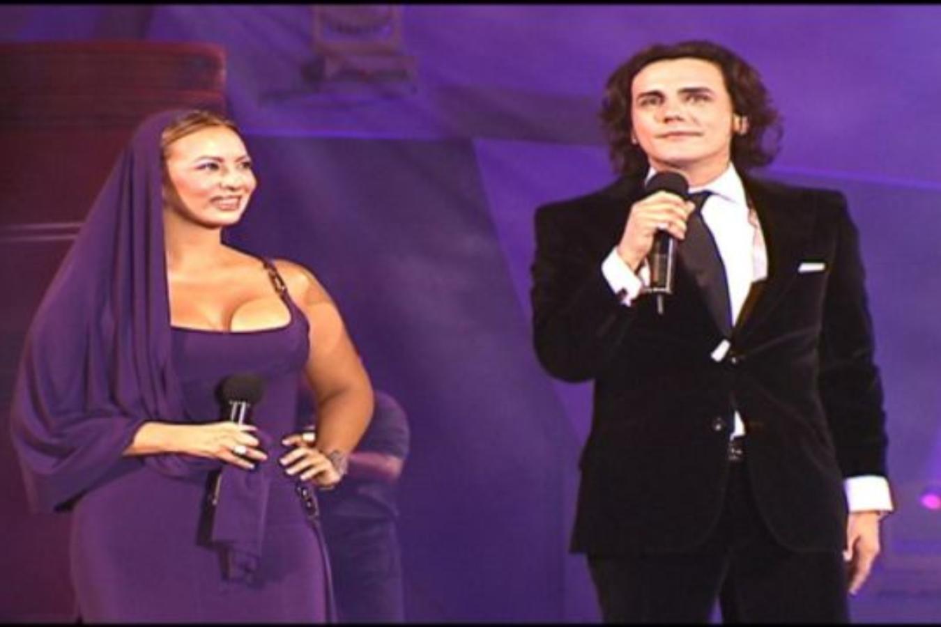 Myriam Hernández y su mejor compañero en el Festival de Viña